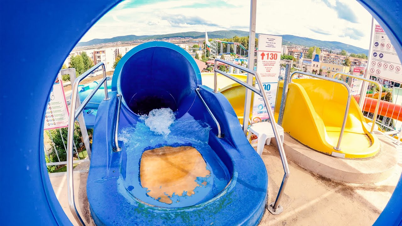 The Black Hole Water Slide at Action Aquapark - YouTube
