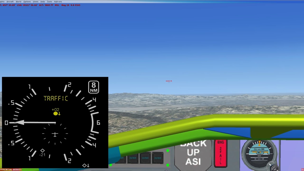 Flysimware Collins TVI-900 VSI TCAS GAUGE Day 2 coding - YouTube