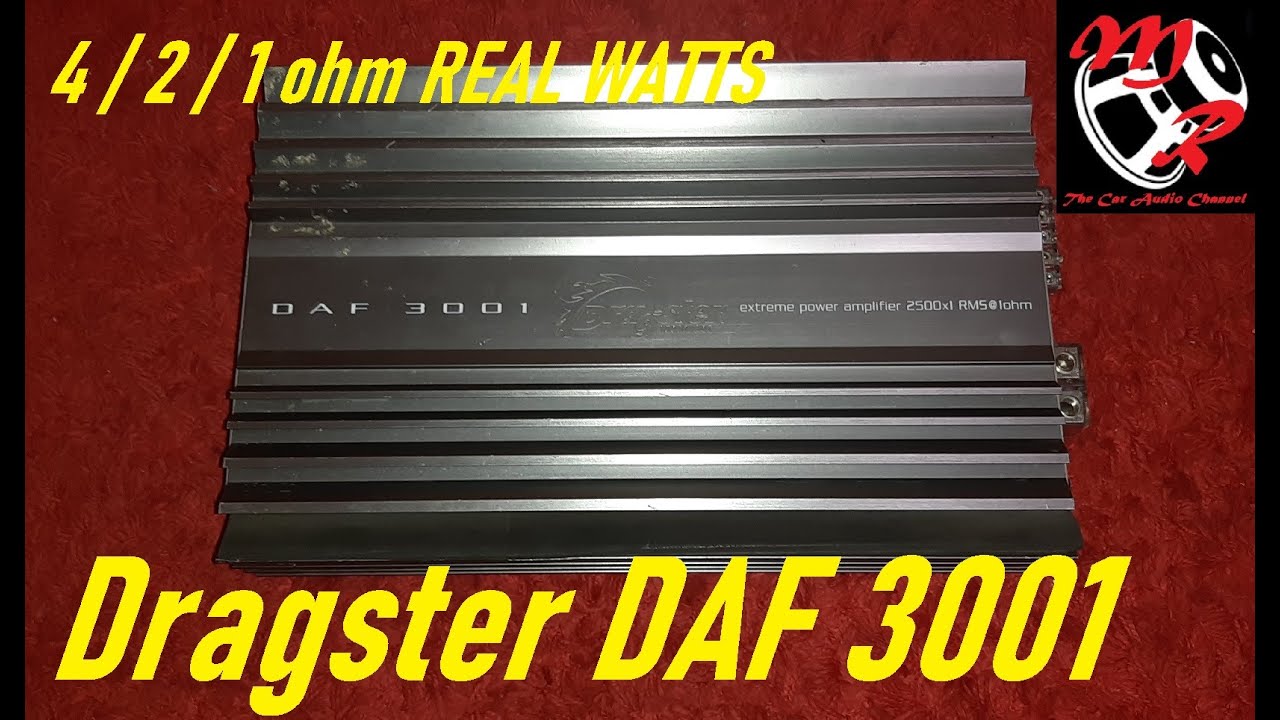 DRAGSTER DAF 3001 - POTENZA REALE [4 - 2 - 1 OHM RESISTIVE LOAD ...
