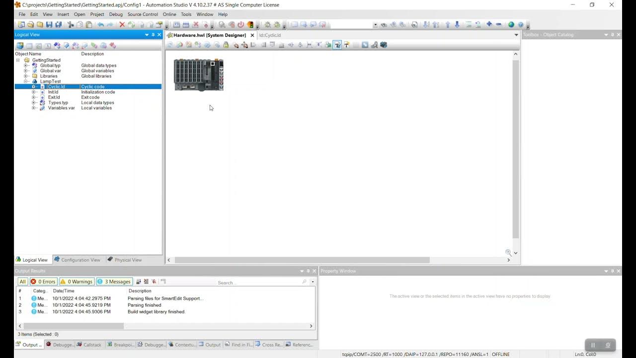 B&R Automation Studio Basics Ex 3 - YouTube