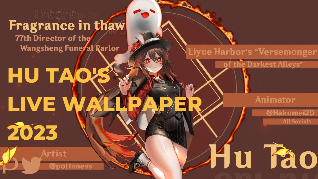 Hu Tao's Live Wallpaper Compilation 2023 | Tổng hợp hình nền động Hu ...