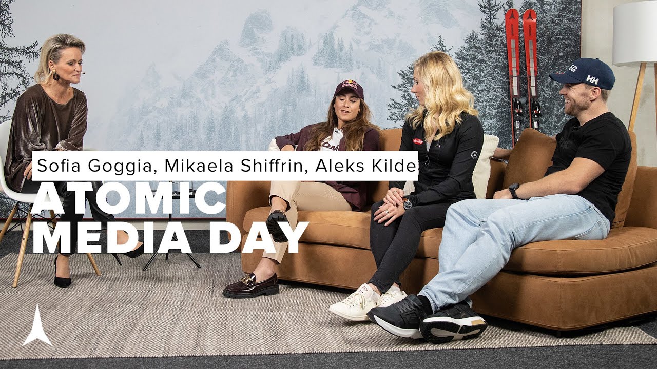 Atomic Media Day 2022 Interview: Aleksander Aamodt Kilde, Mikaela Shiffrin, Sofia Goggia - YouTube