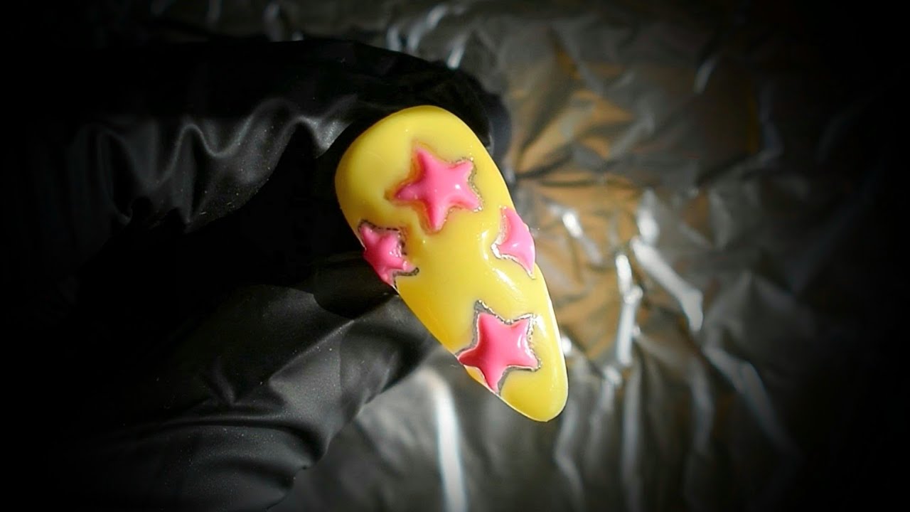 Inflated nail art || Nail Art Tutorial || puff nail art tutorial ...