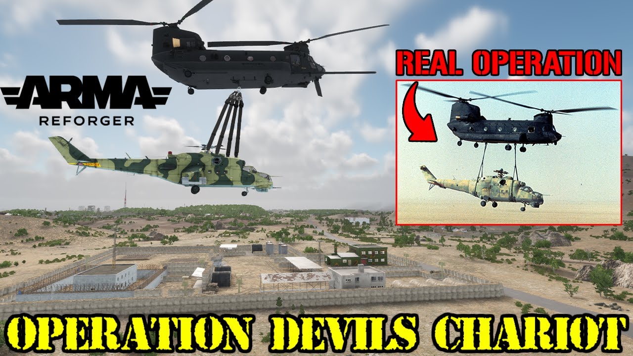ARMA REFORGER | US NIGHT STALKERS STOLE A HIND-D | OPERATION MOUNT HOPE ...