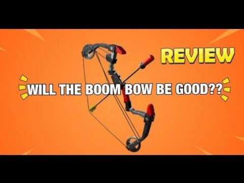 Fortnite STW NEW Boom Bow Review *Brokenly OP* - YouTube