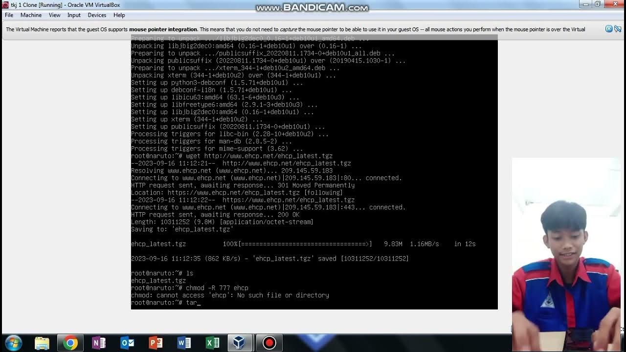 tutorial instal dan konfigurasi ehcp debian 10 TKJ - YouTube