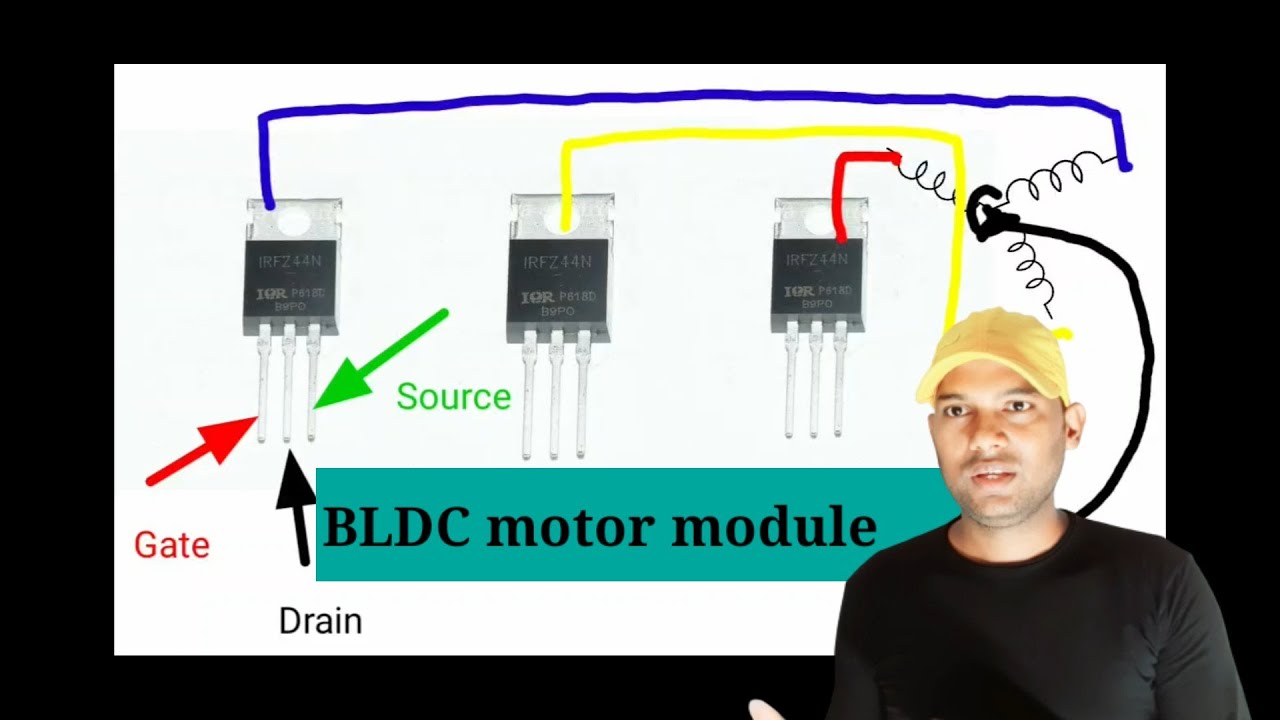 BLDC motor module working | BLDC मोटर की pcb केसे काम करती है - YouTube
