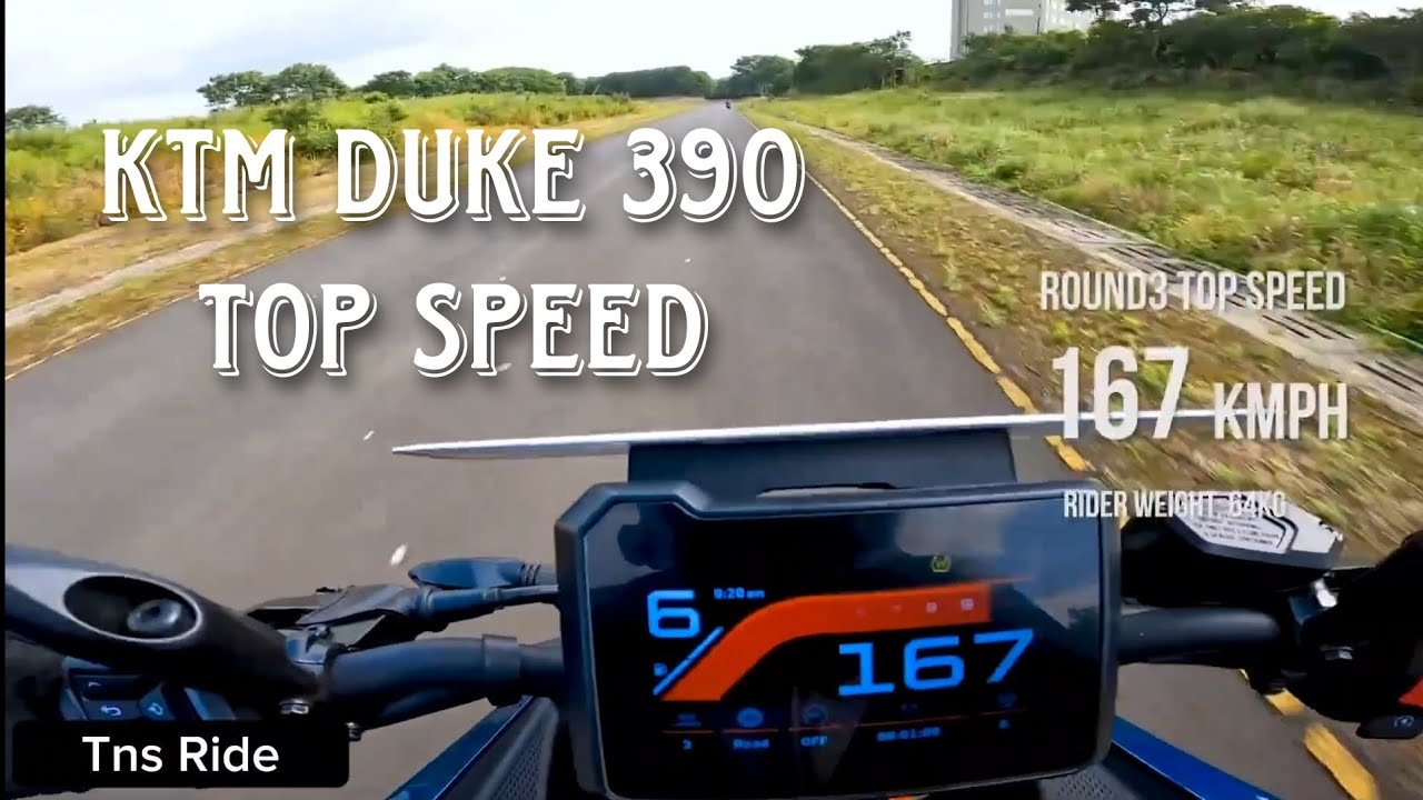 New KTM Duke 390 Top Speed 😱 - YouTube
