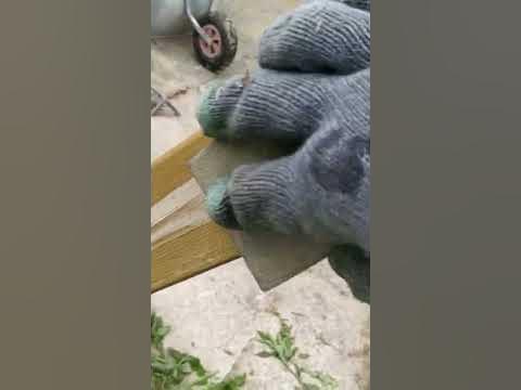 How to repair crack or split in wood. Wood checks occur when wood shrinks fast as it dries. # ...