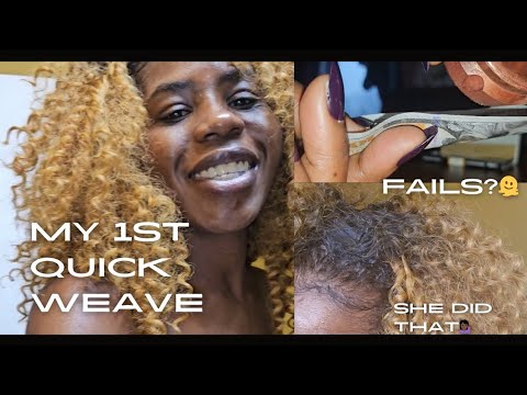 My 1st Time: Wavy Quick Weave | Leave Out FAIL | Perfecting Self ...