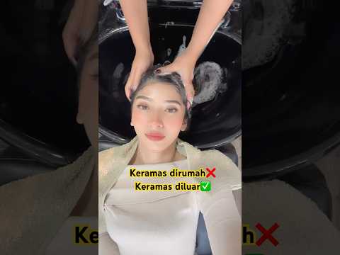 MALES KERAMAS DIRUMAH LANGSUNG OTW SALON😍!! #viralvideo #viralshort