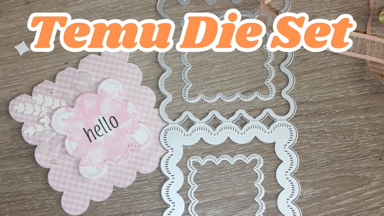 Come See What Projects I Created with This Temu Cutting Die Set. Viewer ...