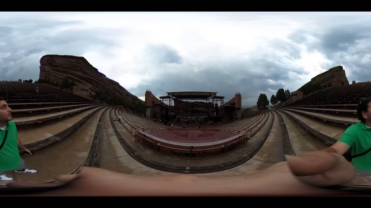 Red Rock Amphitheater Denver Colorado 360 video front row - YouTube