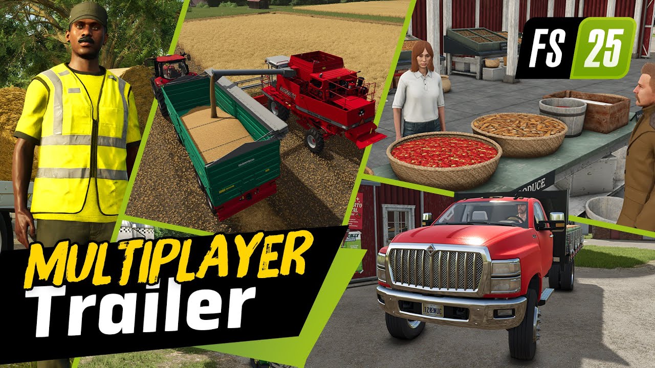 "This Farm is OUR Farm" - Multiplayer Trailer | Farming Simulator 25 ...