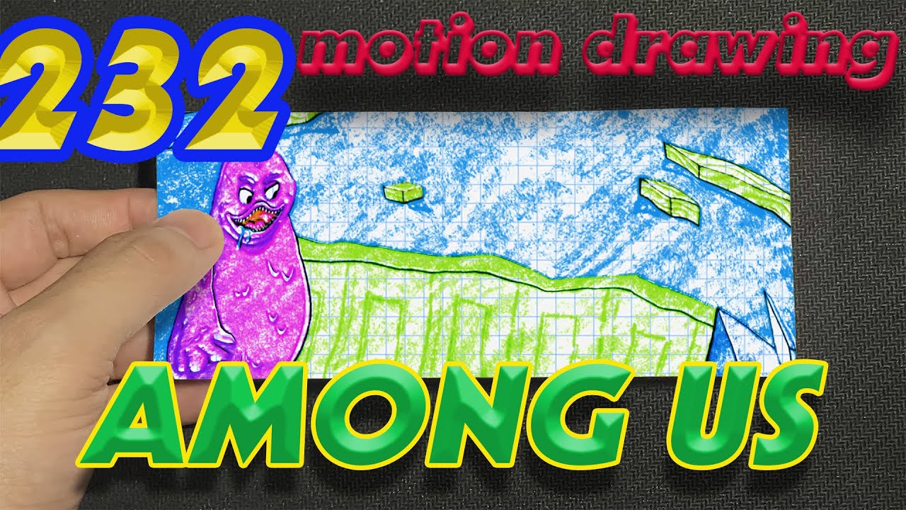 232 Among US vs Grimace Shake, Skibidi Toilet - Funny Among Us Flipbook ...