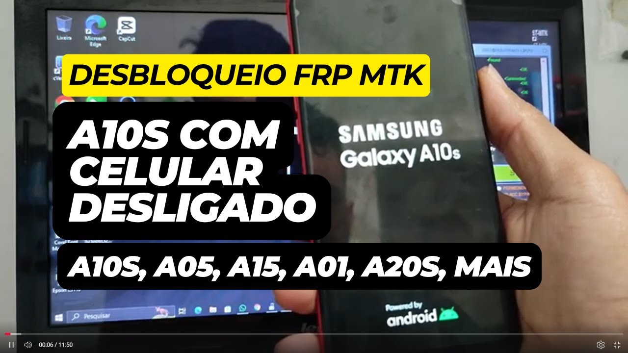 Desbloqueio FRP A10s conta google, sem codigo *#0*# 2024 - YouTube