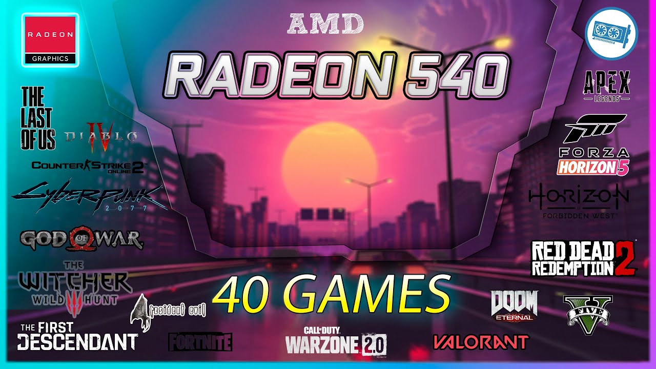 i3 8121U + AMD Radeon 540 Gaming test in 50 GAMES | 2025 - YouTube