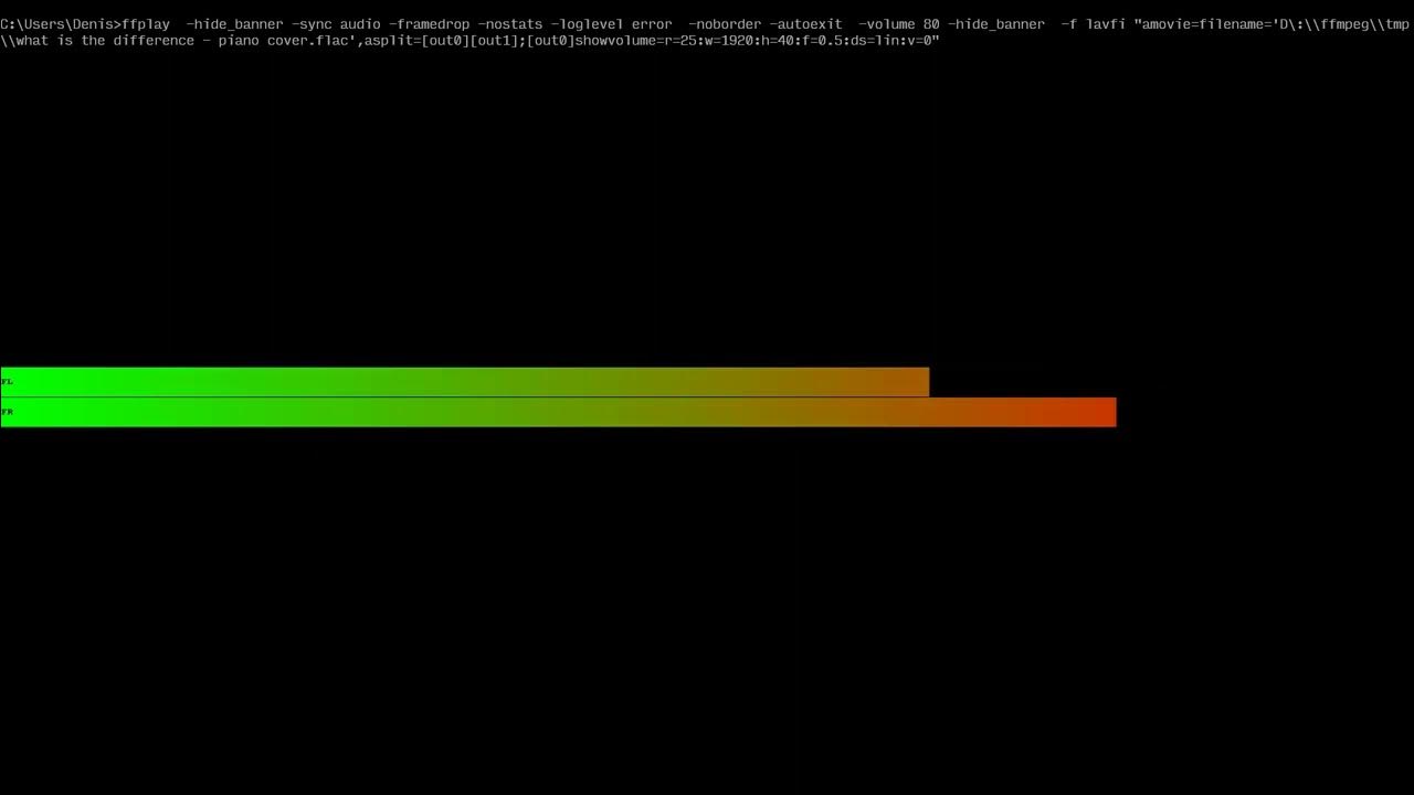 ffplay and mpv audio visualization - YouTube