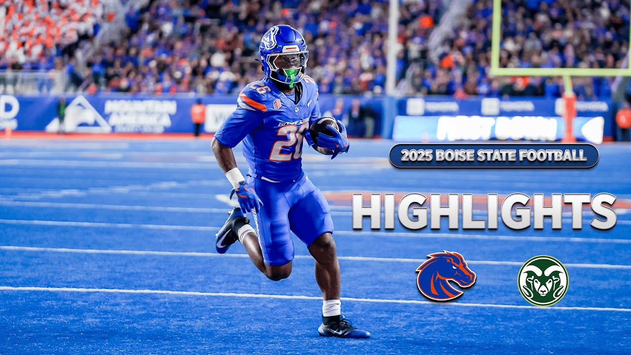 HIGHLIGHTS: Boise State Dominates Colorado State - YouTube