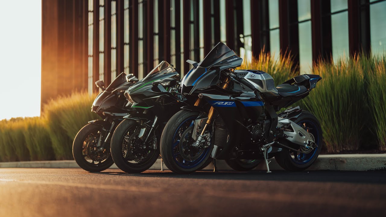 Sunset Ride With The Boys | Yamaha R1M, R1, Ninja H2, S1K, ZX6R ...