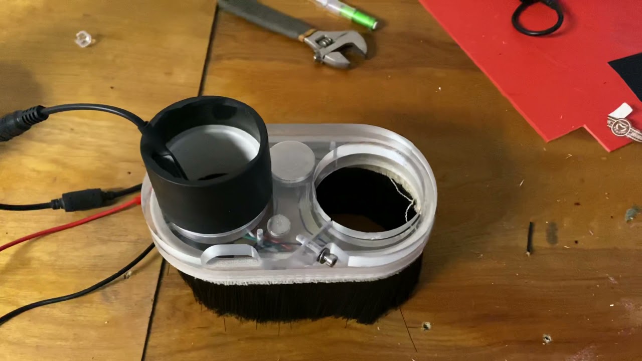 Working on a custom shoe for my CNC machine. - YouTube