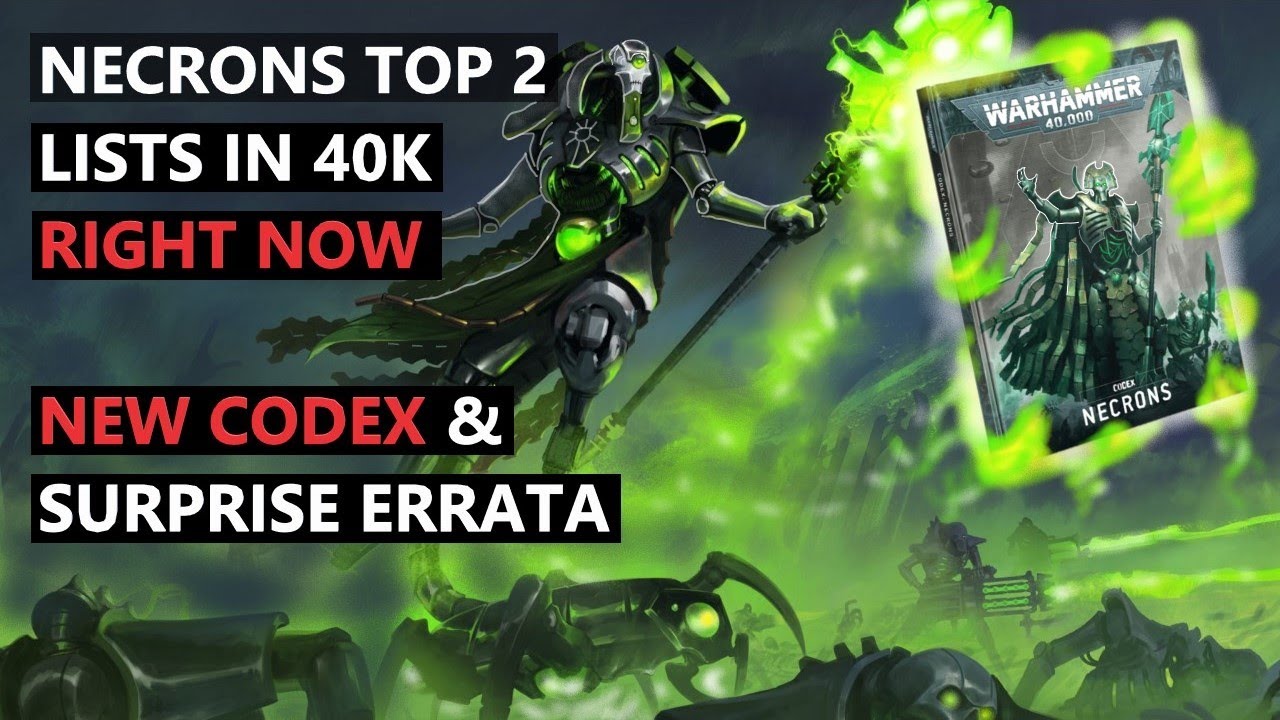 Breaking Down The 2 BEST NECRON Lists In 40k, New Codex, Surprise Errata! - YouTube