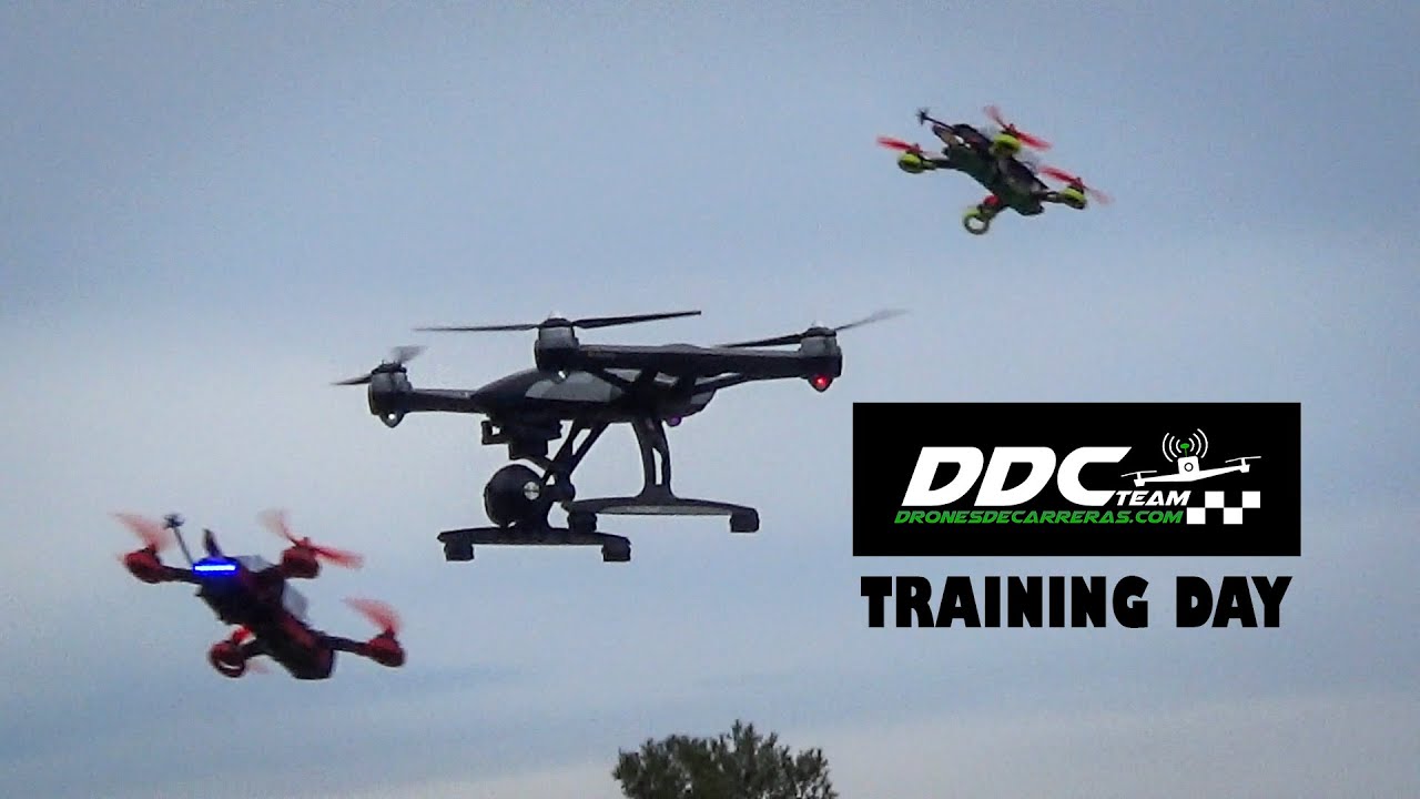 FPV Racing Training day - Yuneec Typhoon 4K at Race Track - YouTube