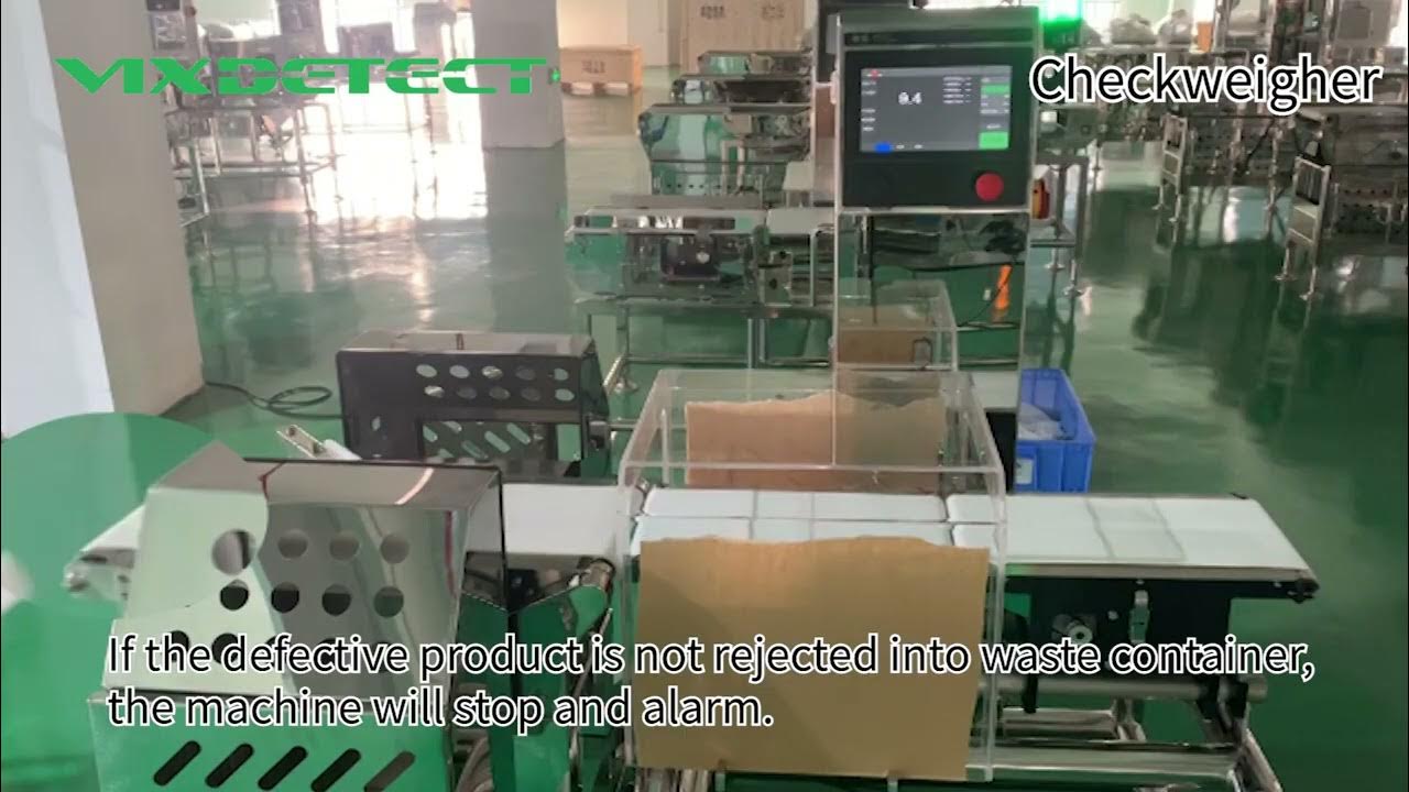 Checkweigher with multiple functions - YouTube