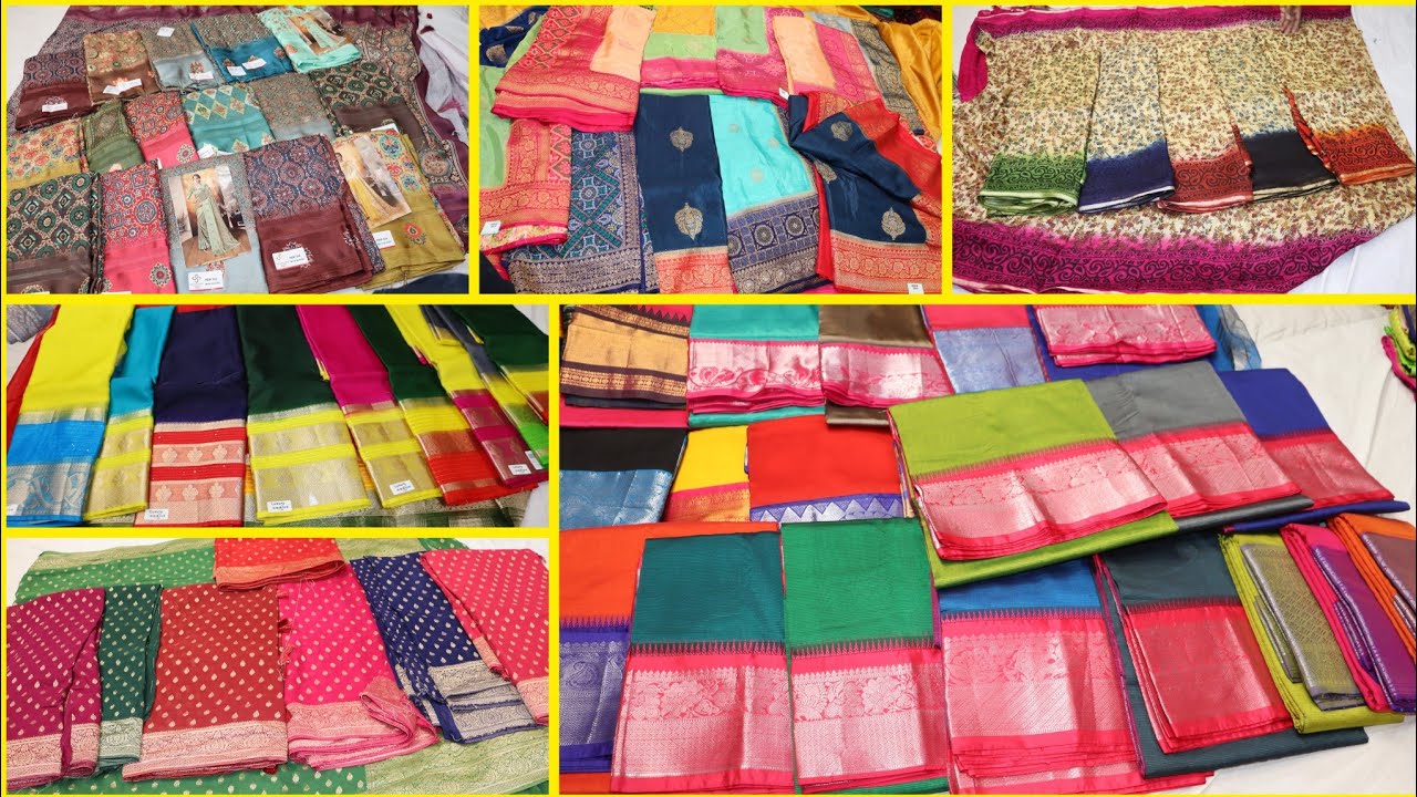 PVT Market special New Fancy Sarees All Varieties With Price Addres ...