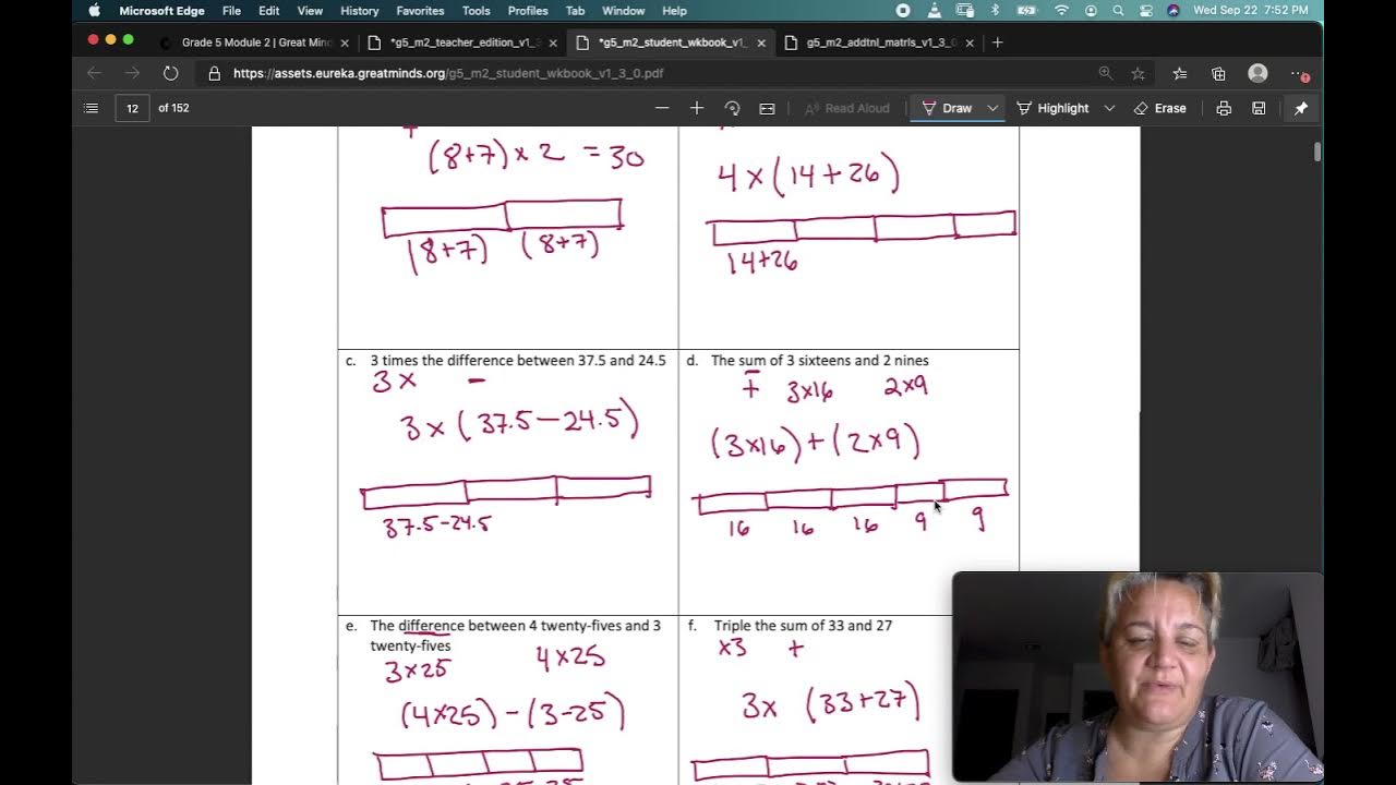 Eureka Math Grade 5 Module 2 Lesson 3 Problem Set - YouTube
