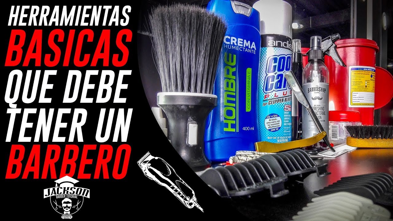 TUTORIAL DE BARBERIA / Herramientas Basicas Para Barberos 2020 - YouTube