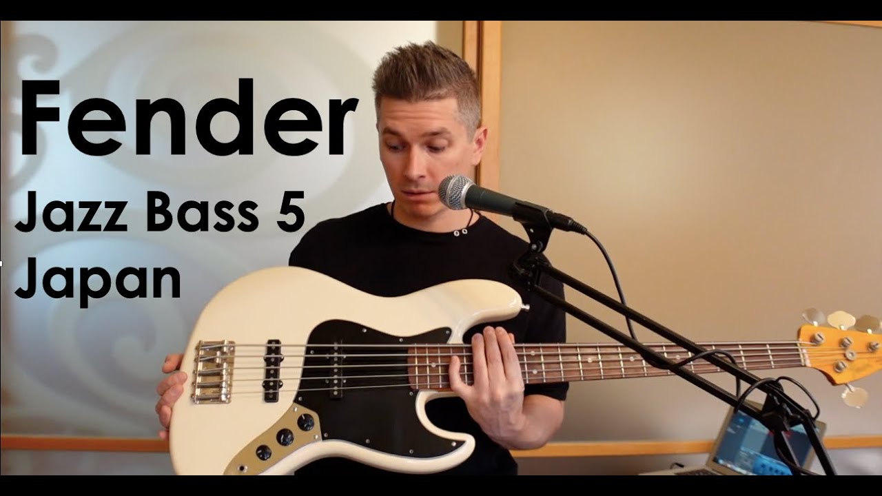 Fender Jazz Bass 5 Strings Japan - YouTube