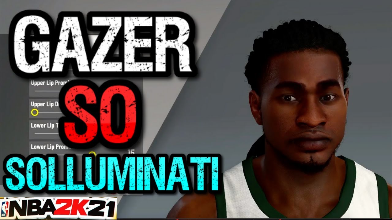 SoLLUMINATI Face Creation in NBA 2K21 *BEST ONE* !! GAZER GAZER !! HOW ...
