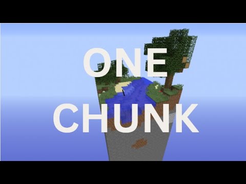 One chunk minecraft - YouTube