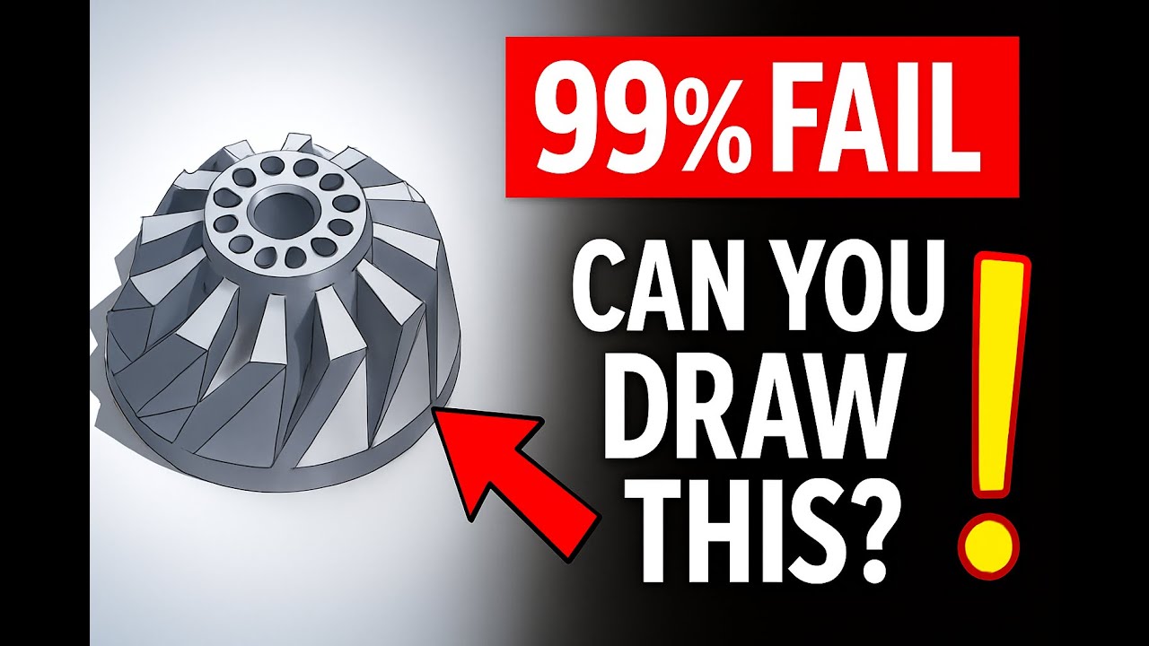 Only 1% Can Draw This in SolidWorks! | Advanced SolidWorks Tutorial ...
