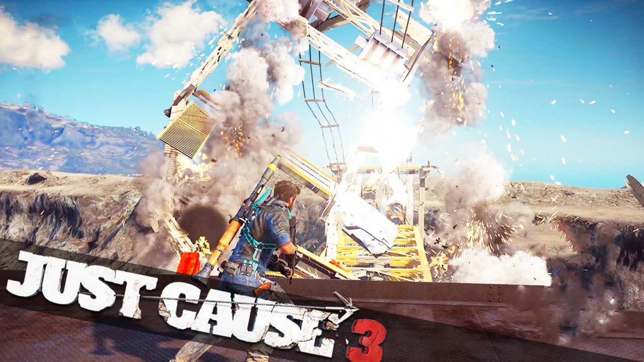 CAR AND TETHER CHALLENGE! :: Just Cause 3 Funny Moments! - YouTube