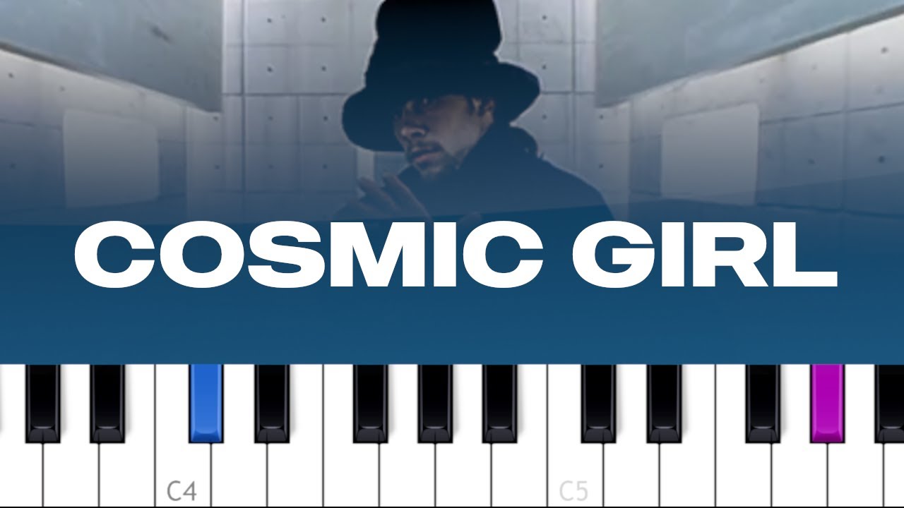 Jamiroquai - Cosmic Girl (piano tutorial) - YouTube