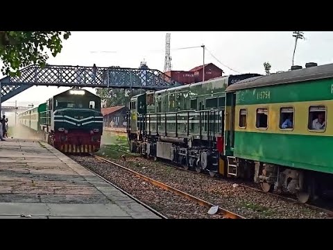 Pakistan Fastest Trains Crossing 2025 | Pakistan Fastest Railroad - YouTube