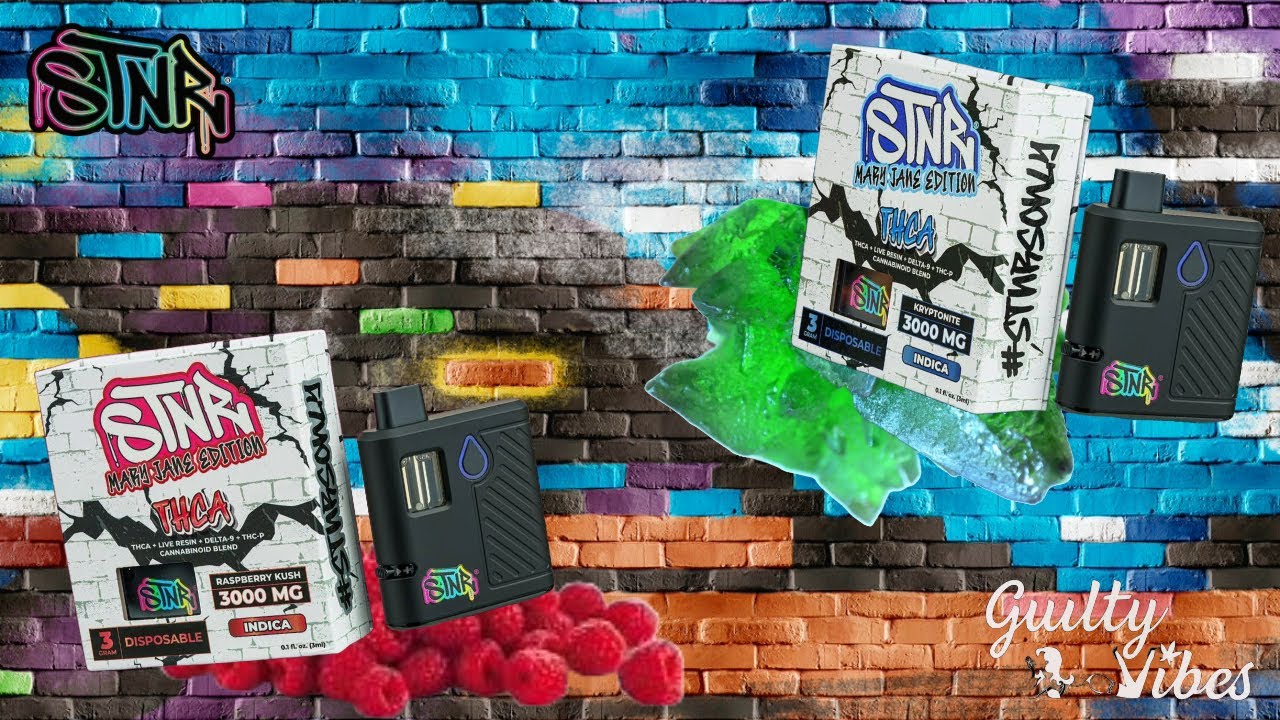 STNR Mary JANE Edition 3G Disposable (Raspberry Kush) (Kryptonite ...