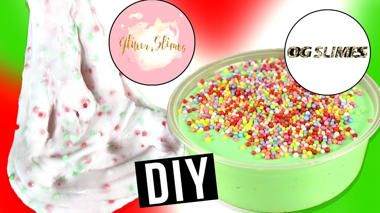EXPOSING FAMOUS SLIME SHOP'S CHRISTMAS SLIME RECIPES!!! DIY SLIME!!! 💦 ...