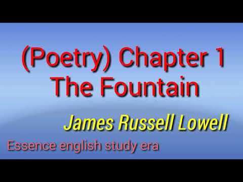 The Fountain (Poem) 1# - YouTube