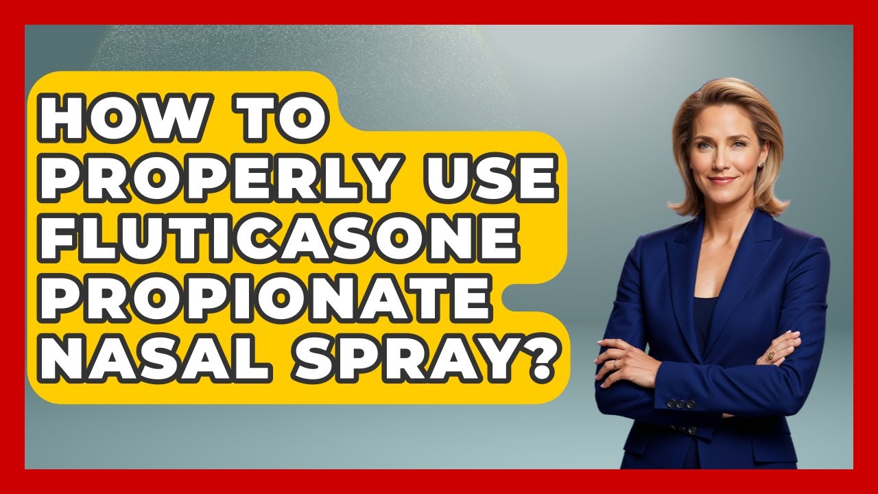 How To Properly Use Fluticasone Propionate Nasal Spray? - Ear Nose ...
