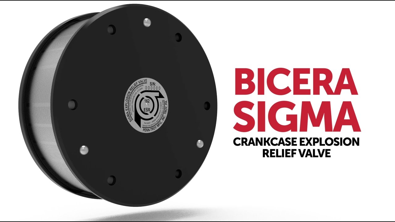 Penn-Troy Manufacturing - Bicera Sigma Crankcase Explosion Relief Valve ...