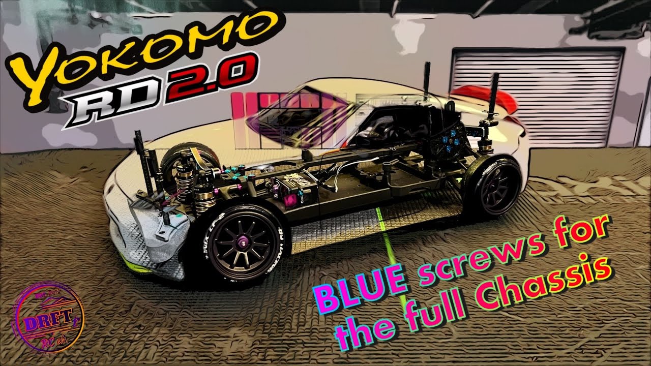 Yokomo RD 2.0 " Rookie Drift " , upgrade full Chassis gets BLUE ...