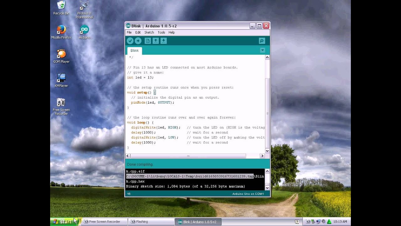 How To Make A Blink Led Simulation With Arduino And Proteus Simulator Youtube 0893