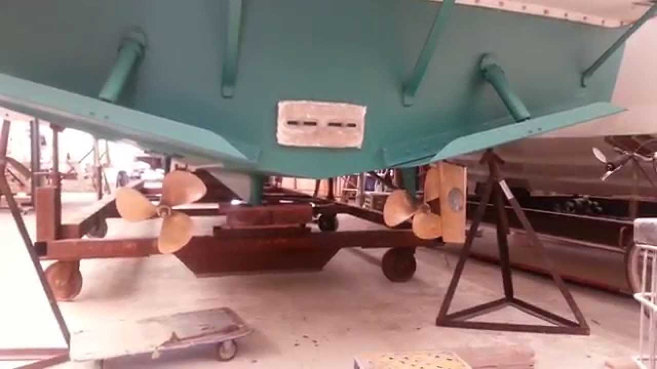 Electric Boat Prop Test with two 9kW electric motors! - YouTube