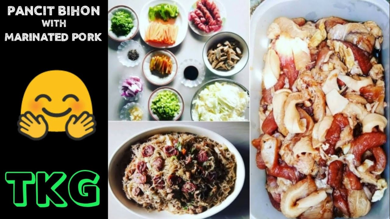 HOW TO COOK BIHON WITH MARINATED PORK.PANCIT FOR LONGER, MORE EXCITING ...