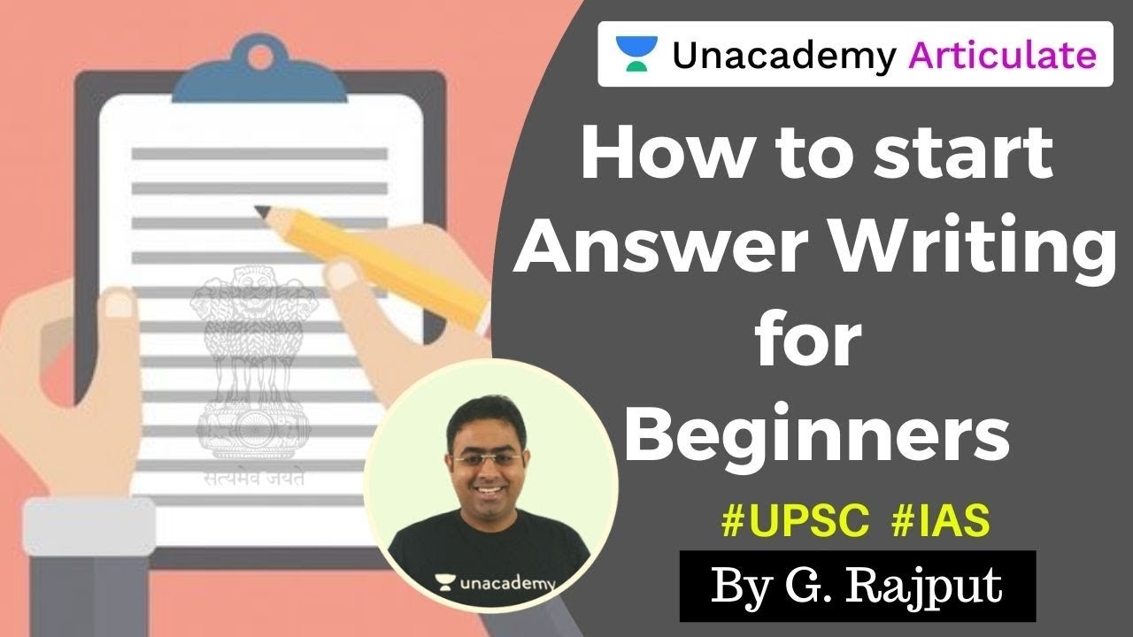 How To Start Answer Writing For Beginners UPSC CSE 2020 By G Rajput How To Start Answer Writing For Beginners UPSC CSE 2020 By G Rajput