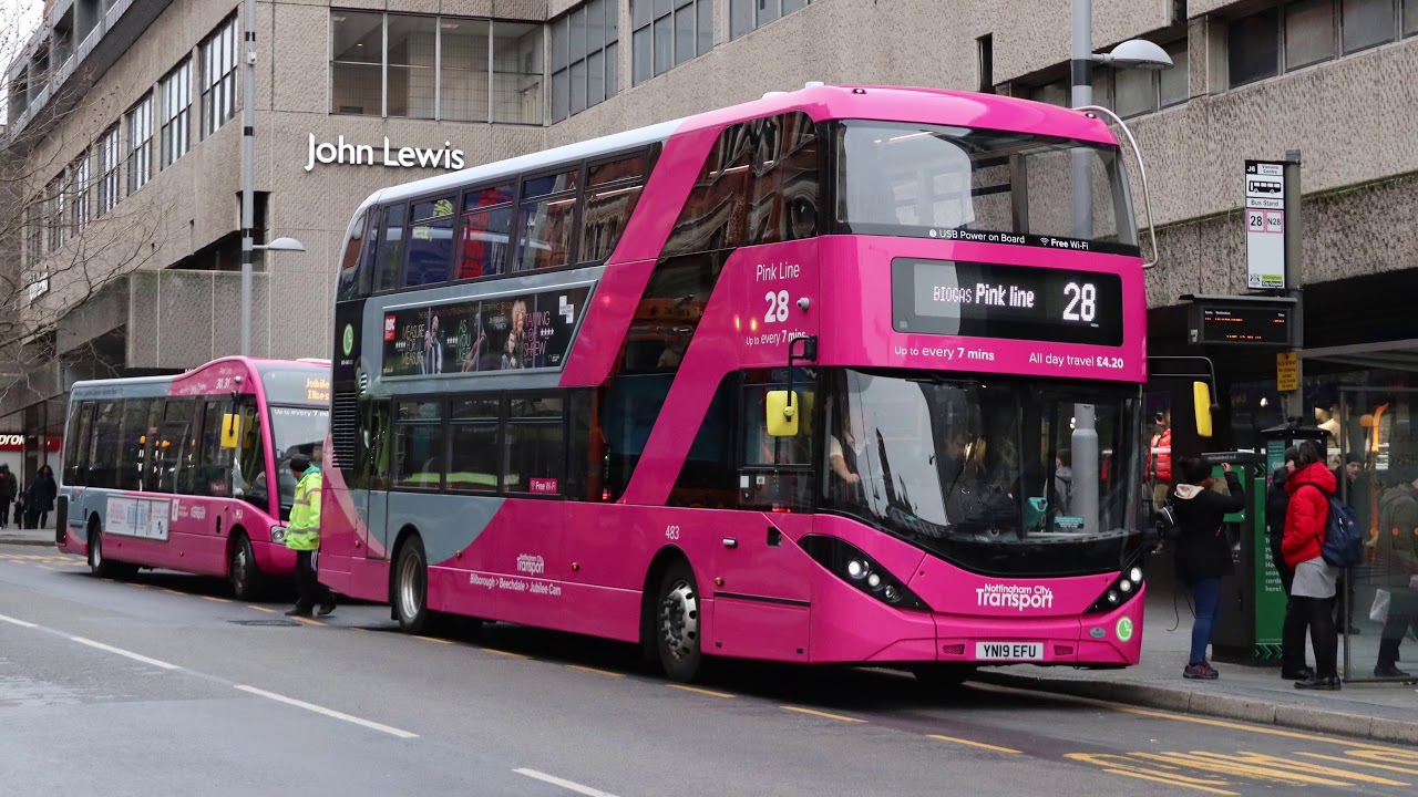 All of NCT routes - Nottingham city transport - YouTube