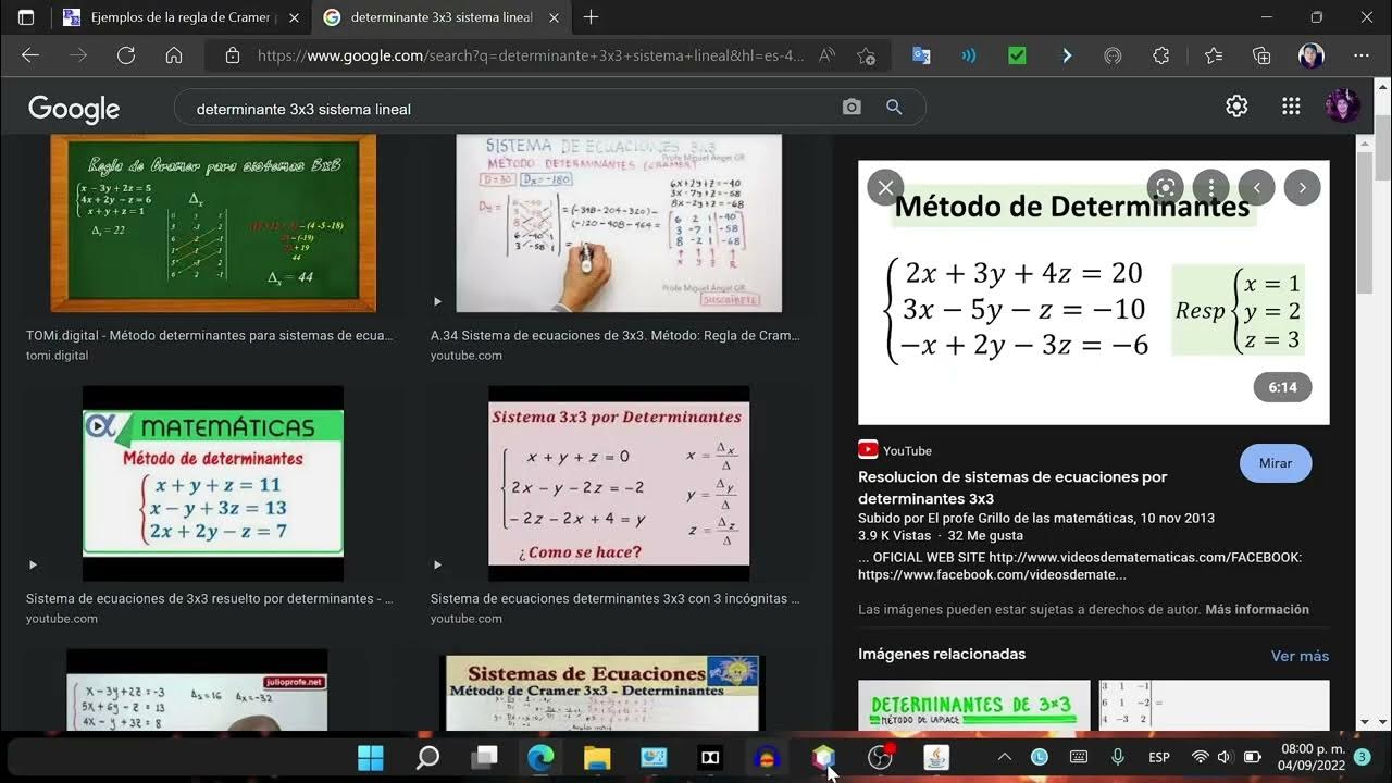 matrices 3x3 con java - YouTube